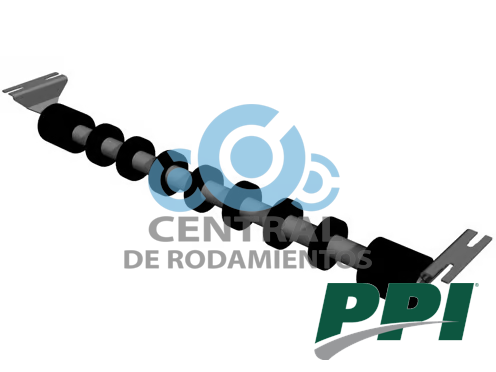 Rodillo de retorno, tipo Return, CEMA C, Diametro del rodillo 5 ...