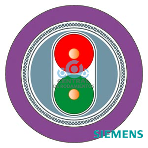 PROFIBUS FC Standard, cable de bus bifilar, apantallado, diseño ...